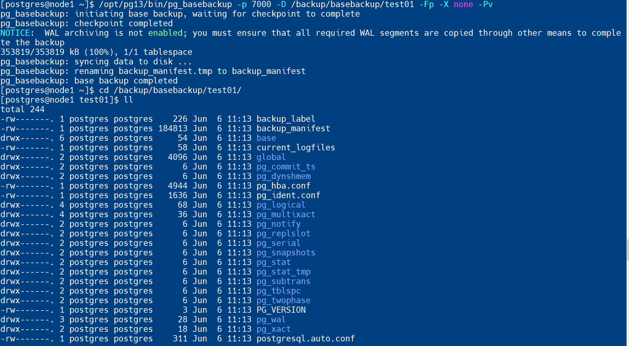 pg_verifybackup - 墨天轮
